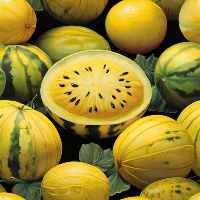 What is yellow watermelon and what makes it yellow?